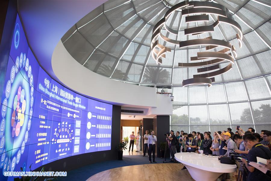 China (Shanghai) Int'l Trade Single Window deckt 1/3 des gesamten ...